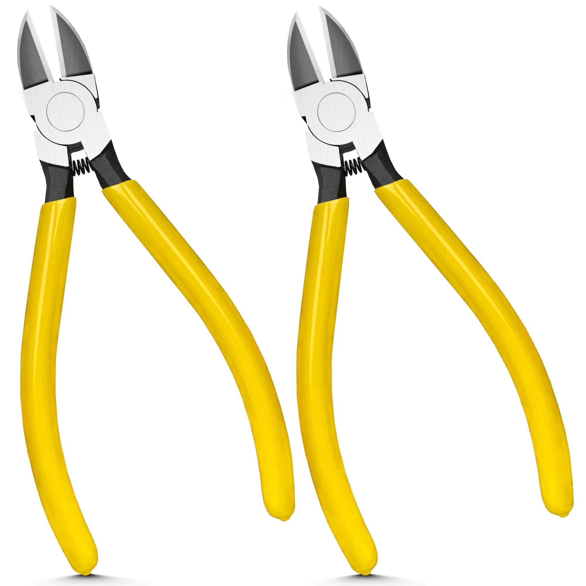 Hanpex 6in. Wire Cutters Set, Ultra Sharp Small Side Cutter Clippers ...