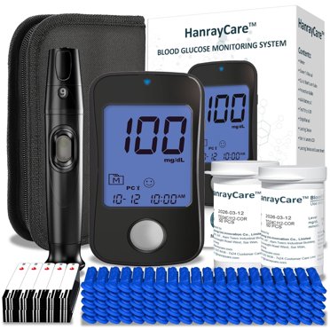 POGO Diabetic Testing Set: Bluetooth Enabled Automatic Blood Glucose ...