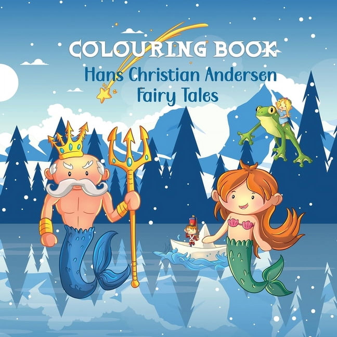 Hans Christian Andersen Fairy Tale Colouring Book for Kids: Suitable ...