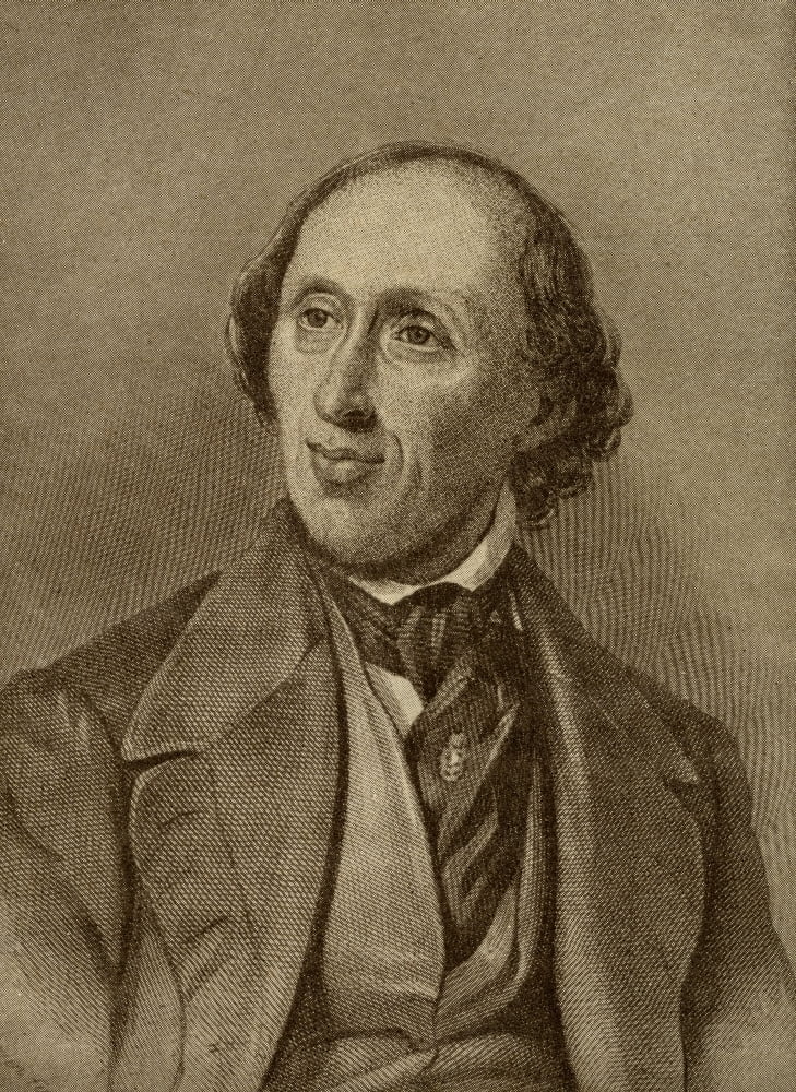 Hans Christian Anderson 1805-1875. Danish Author Of Fairy Tales. From ...