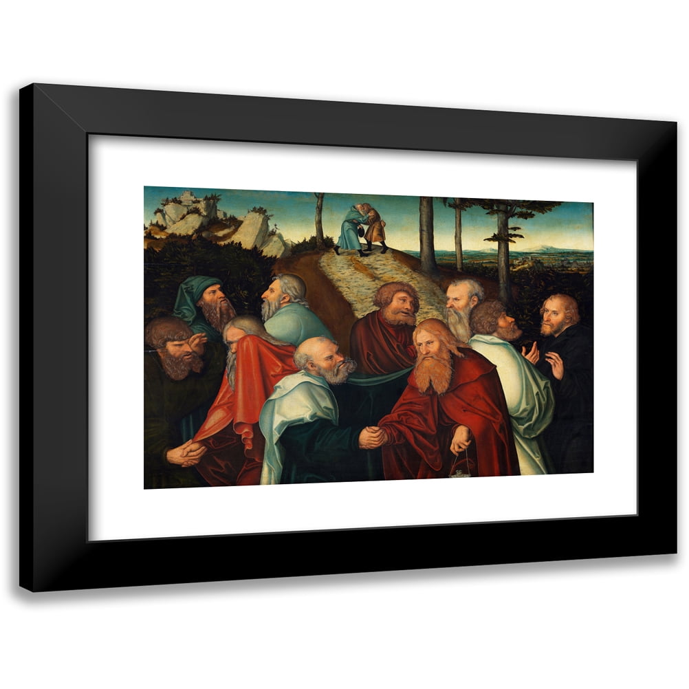 Hans Cranach 14x11 Black Modern Framed Museum Art Print Titled - The ...