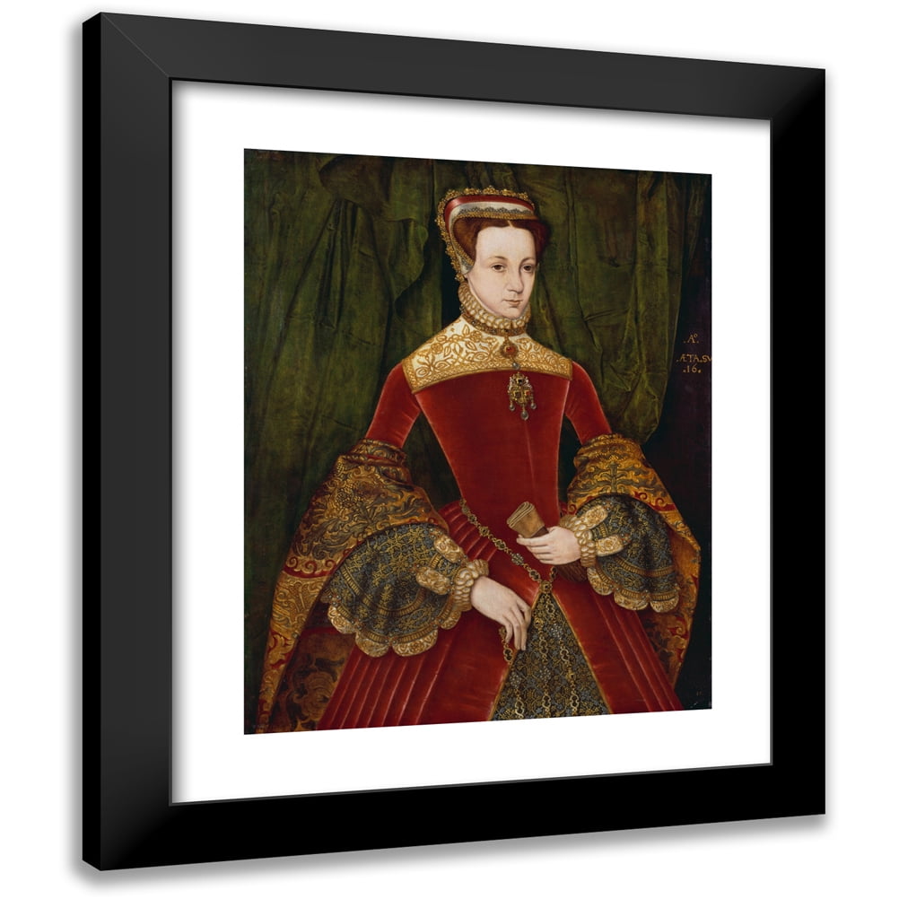 Hans Eworth 12x14 Black Modern Framed Museum Art Print Titled ...