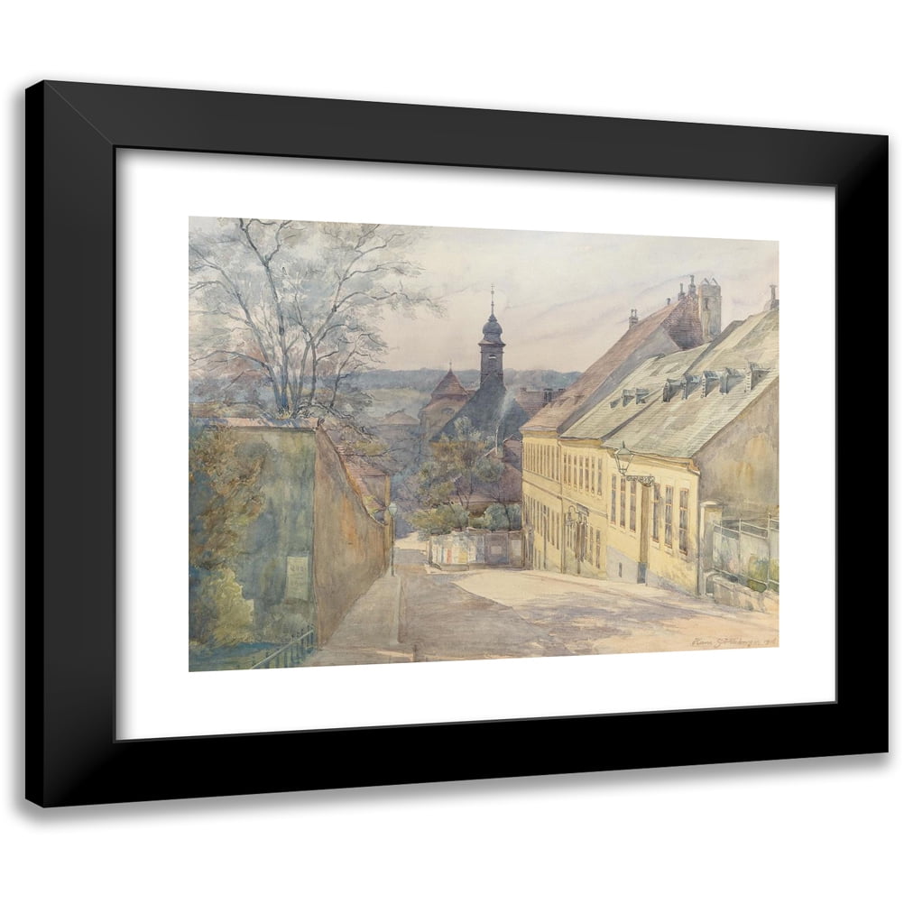 Hans Götzinger 24x19 Black Modern Framed Museum Art Print Titled - A ...