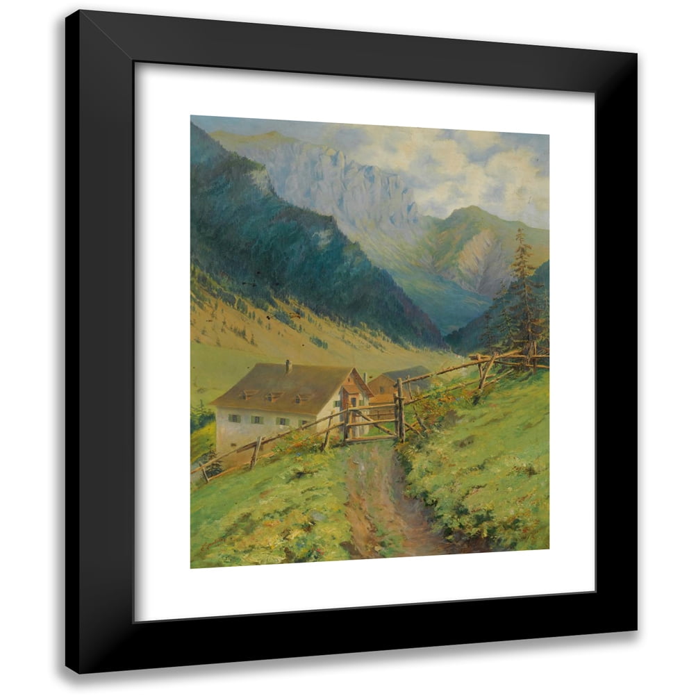 Hans Gantner 12x14 Black Modern Framed Museum Art Print Titled - Sucka ...