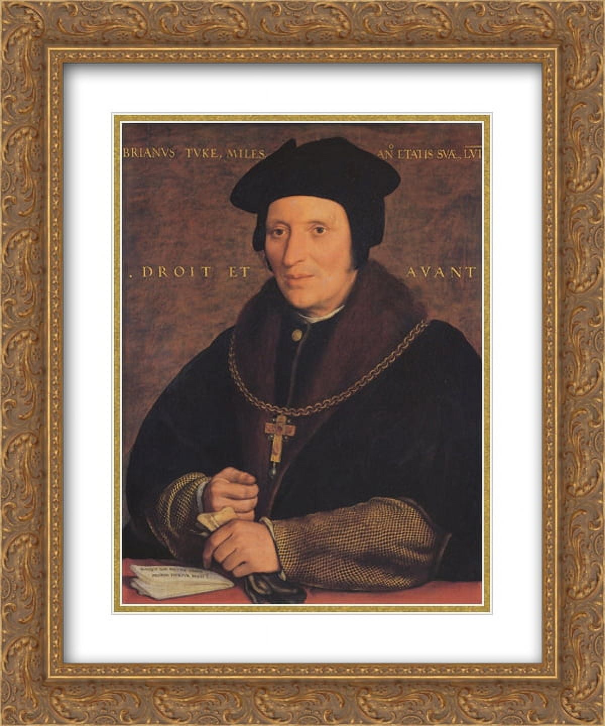 Hans Holbein the Younger 2x Matted 20x24 Gold Ornate Framed Art Print ...