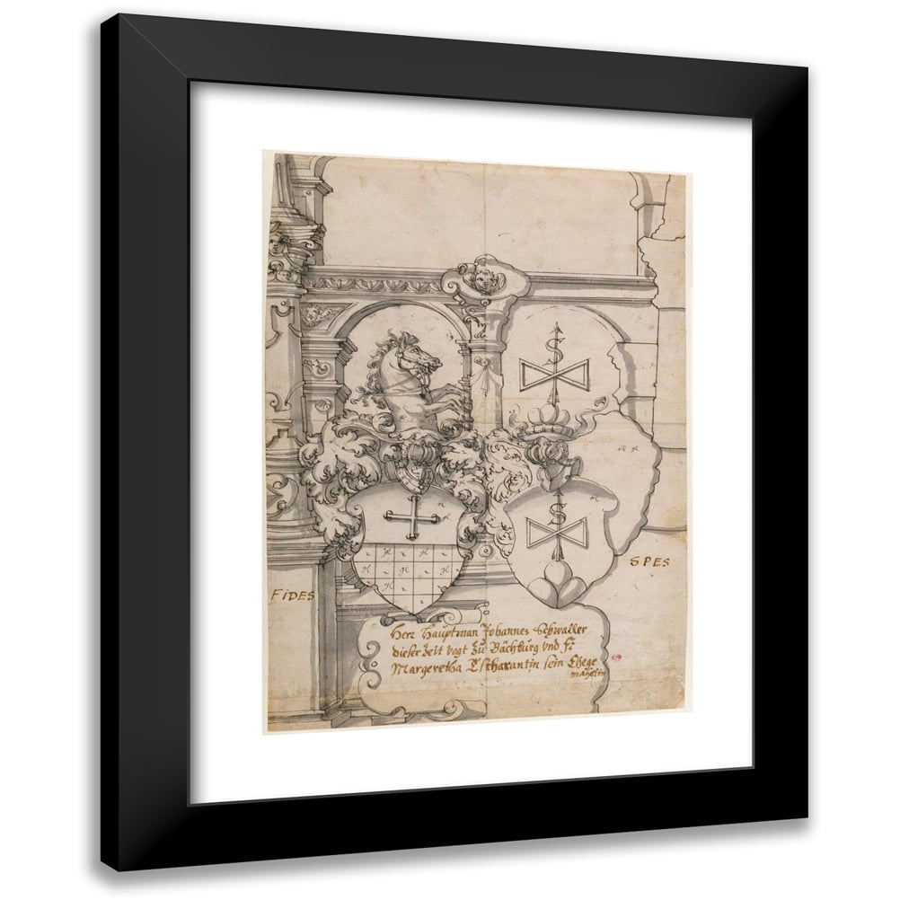 Hans Jacob Plepp 14x18 Black Modern Framed Museum Art Print Titled ...