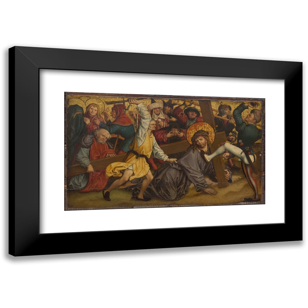 Hans Maler 14x10 Black Modern Framed Museum Art Print Titled - Christ ...