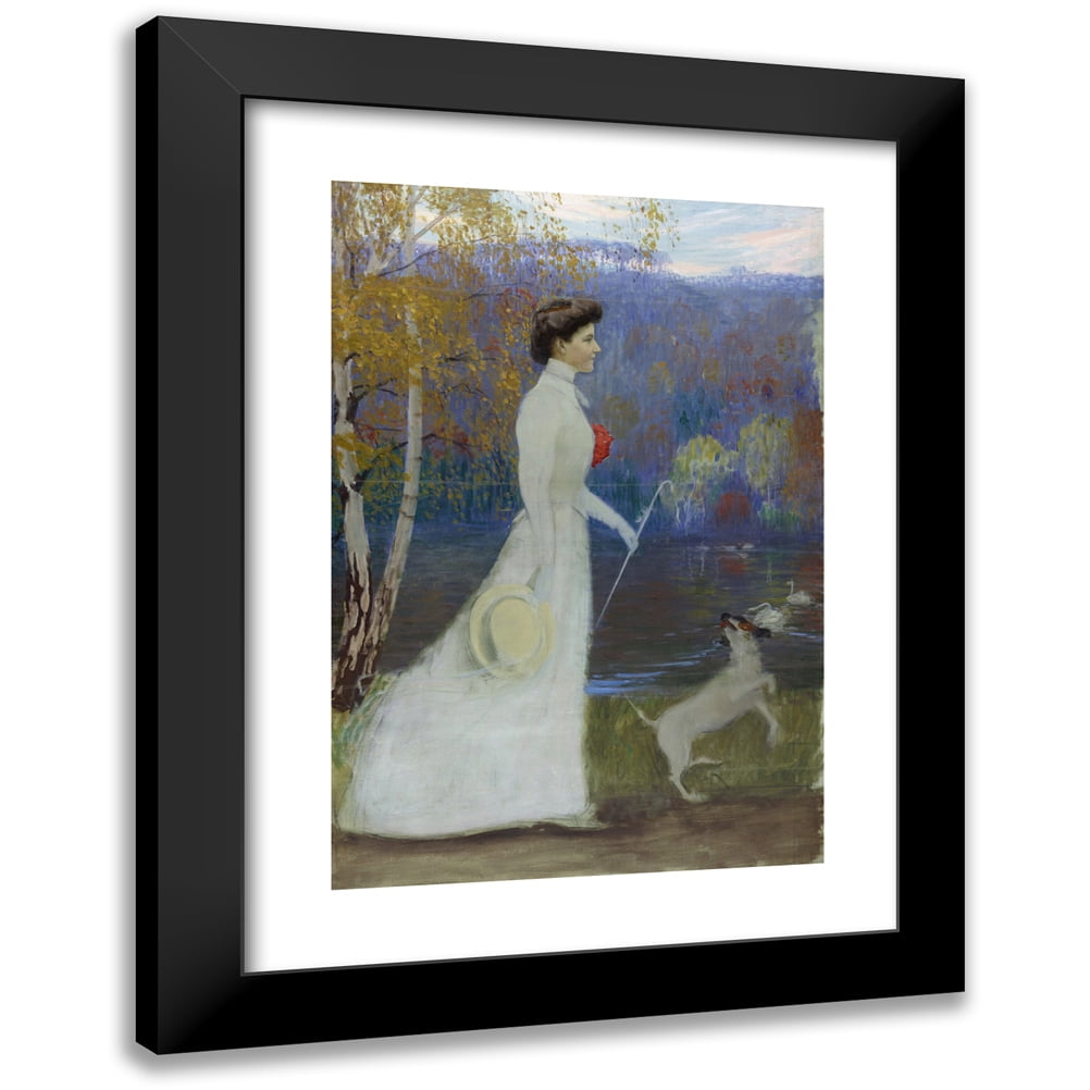 Hans Olde 11x14 Black Modern Framed Museum Art Print Titled - Caroline ...