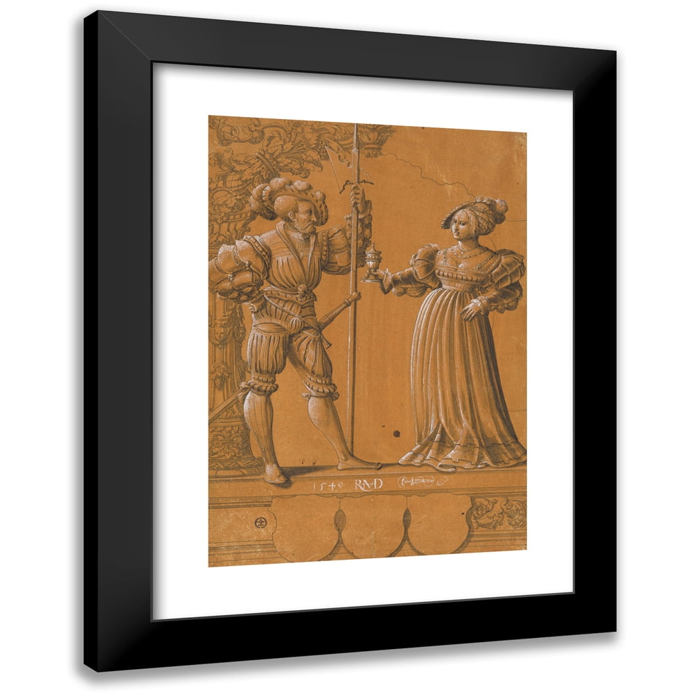 Hans Rudolf Manuel 14x18 Black Modern Framed Museum Art Print Titled ...