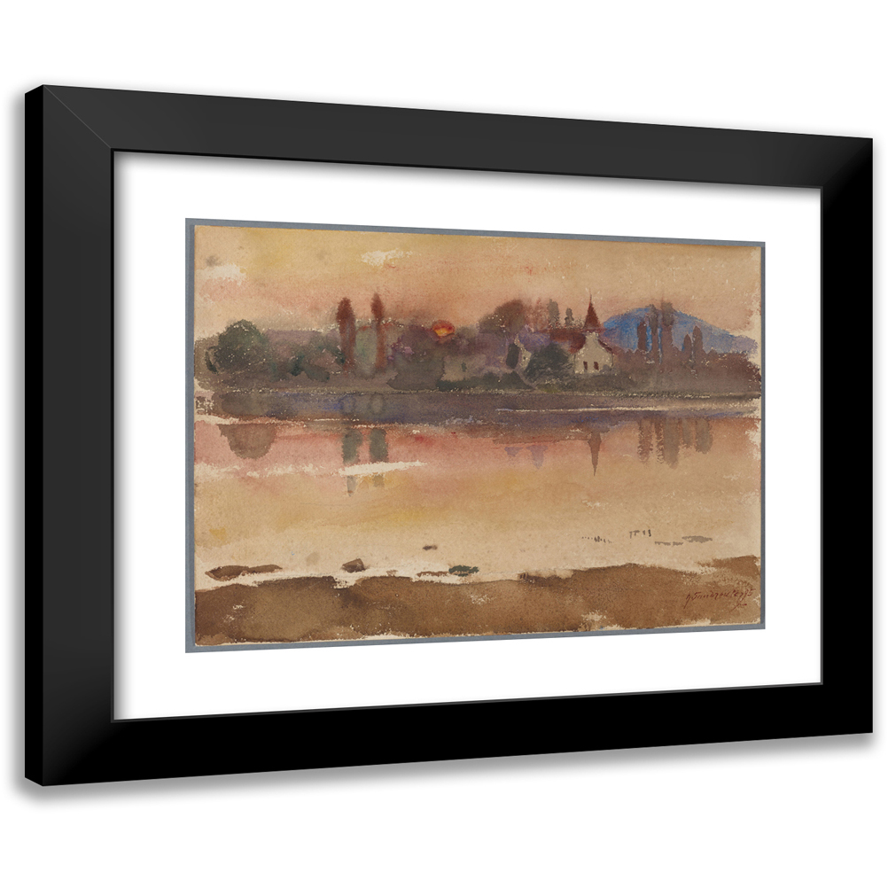 Hans Sandreuter 24x19 Black Modern Framed Museum Art Print Titled ...