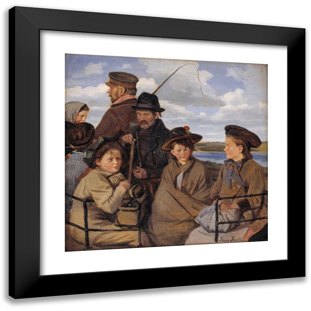 Hans Smidth 15x15 Black Modern Framed Museum Art Print Titled - In the ...