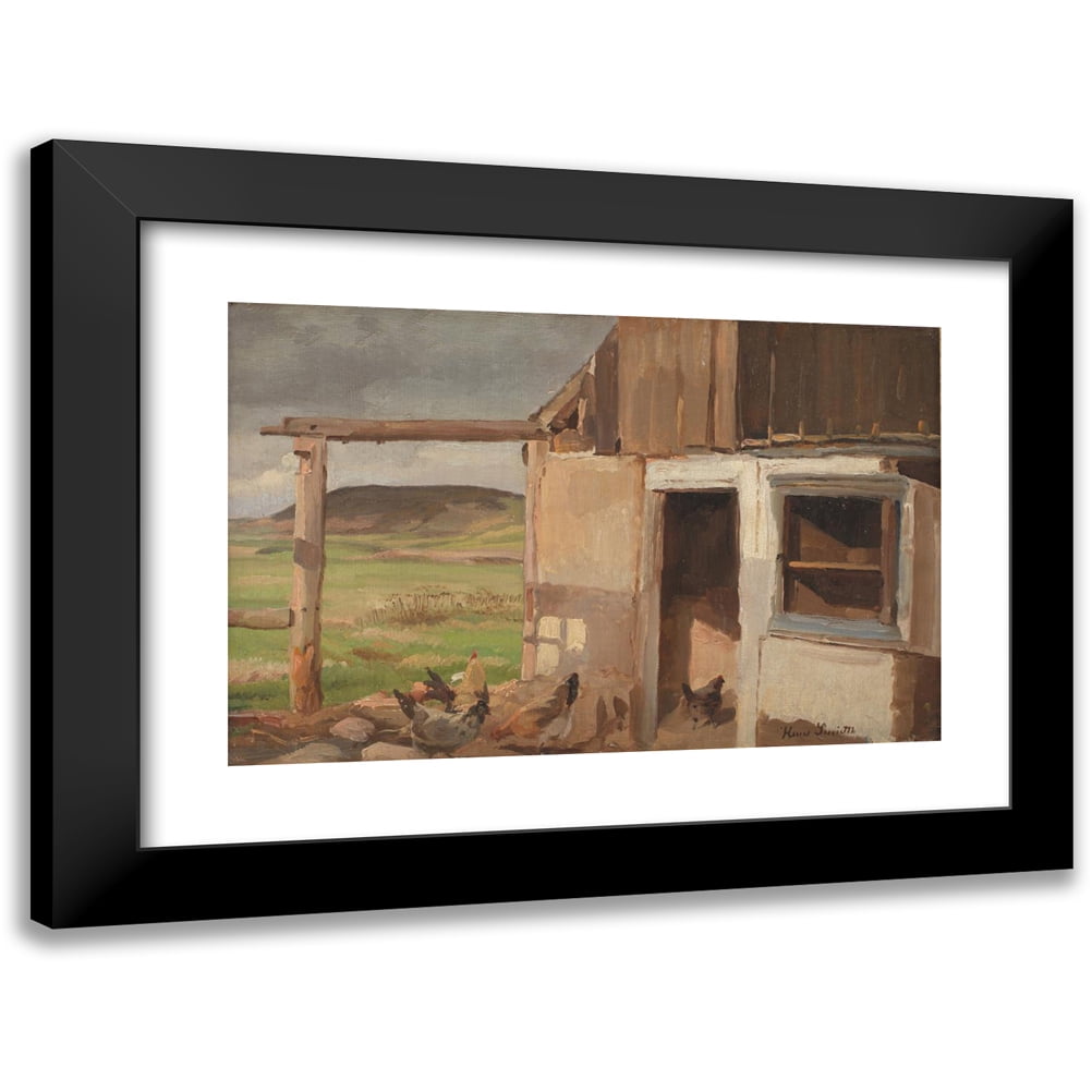 Hans Smidth 18x13 Black Modern Framed Museum Art Print Titled - House ...