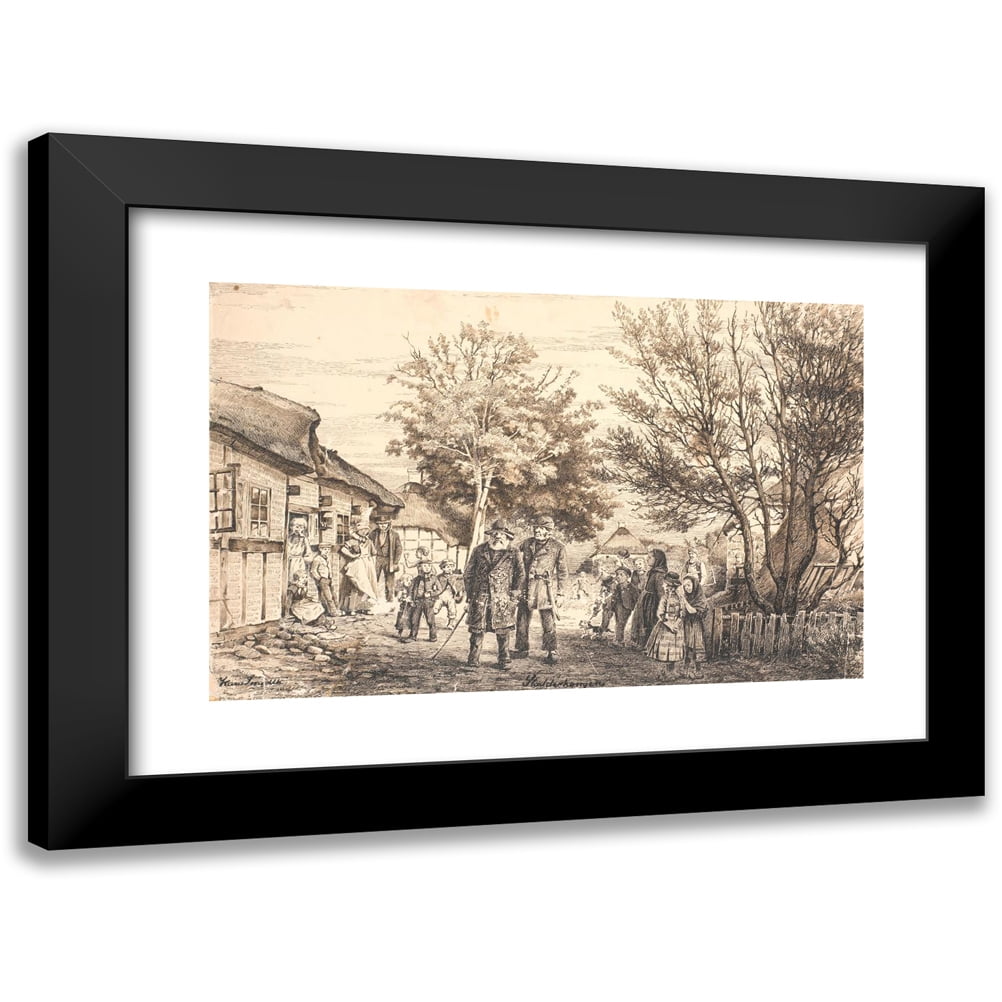 Hans Smidth 24x17 Black Modern Framed Museum Art Print Titled - The ...