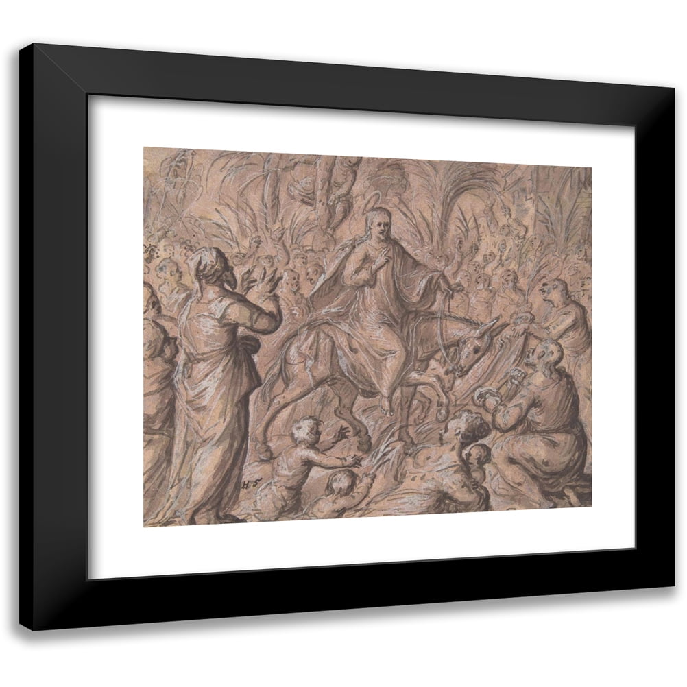 Hans Stutte 23x20 Black Modern Framed Museum Art Print Titled - Christ ...