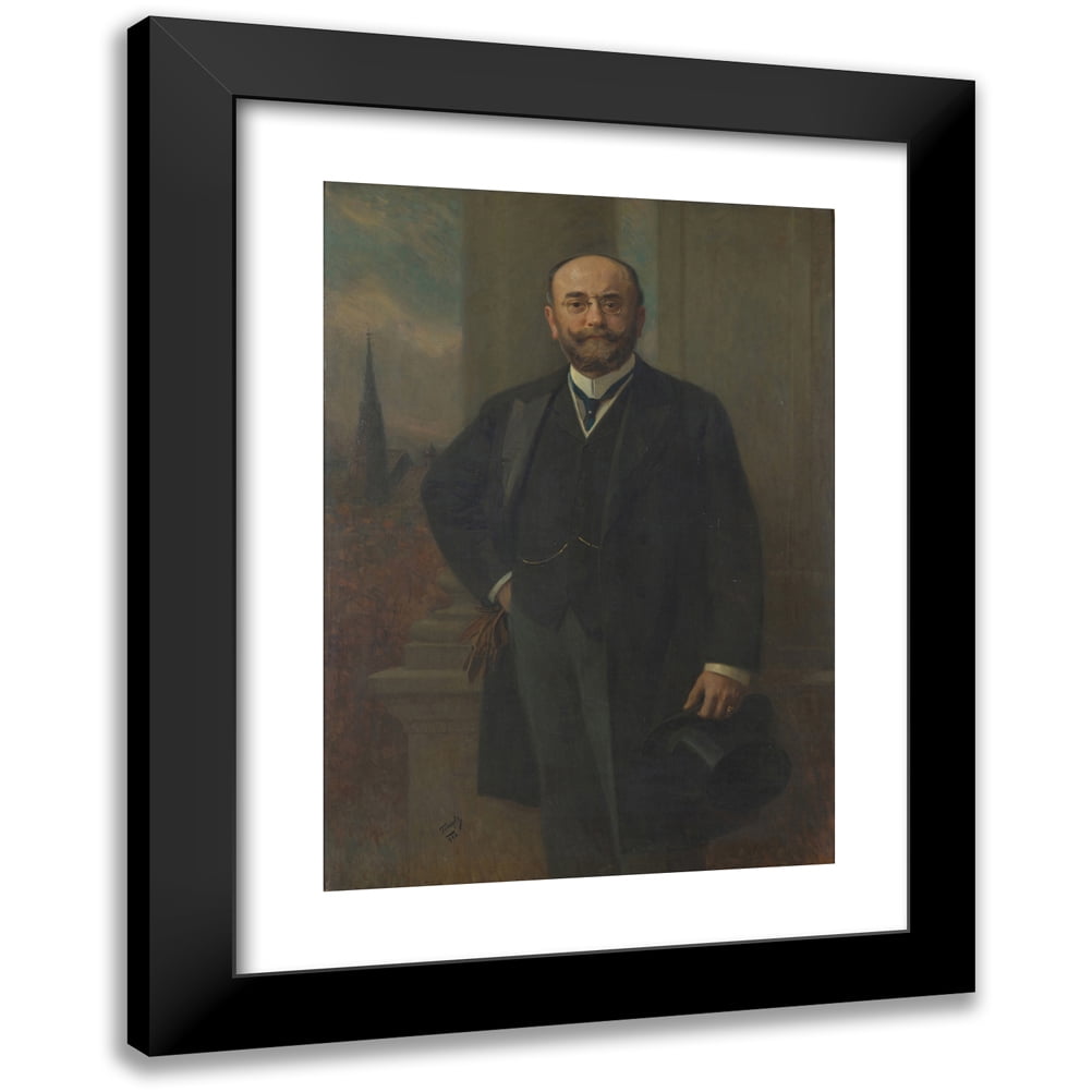 Hans Temple 14x18 Black Modern Framed Museum Art Print Titled - The ...