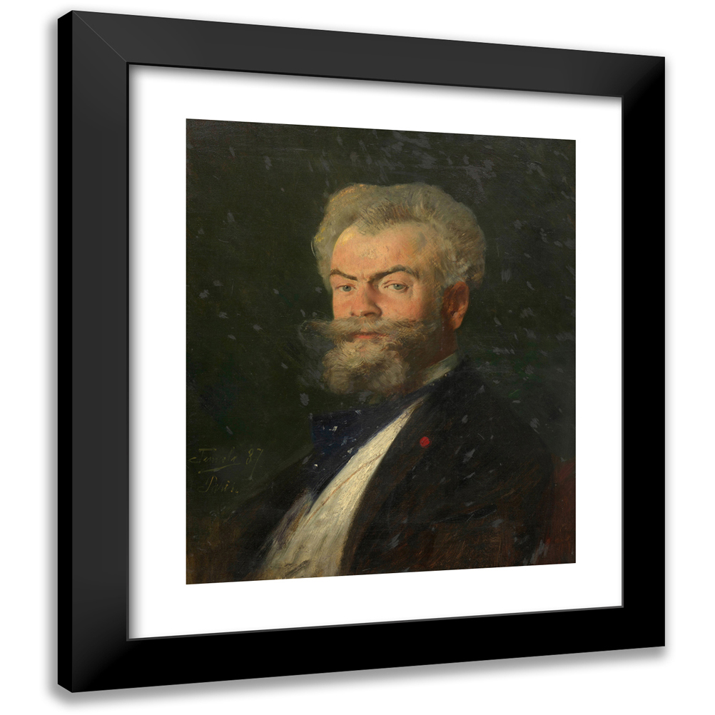 Hans Temple 15x18 Black Modern Framed Museum Art Print Titled - Mihaly ...