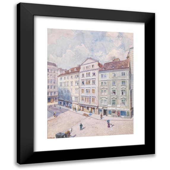 Hans Wilt 15x18 Black Modern Framed Museum Art Print Titled - Wiener ...