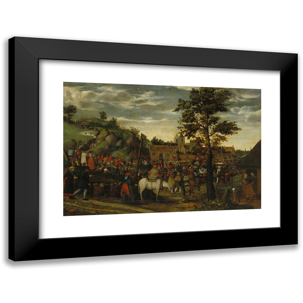 Hans van Wechelen 24x18 Black Modern Framed Museum Art Print Titled ...