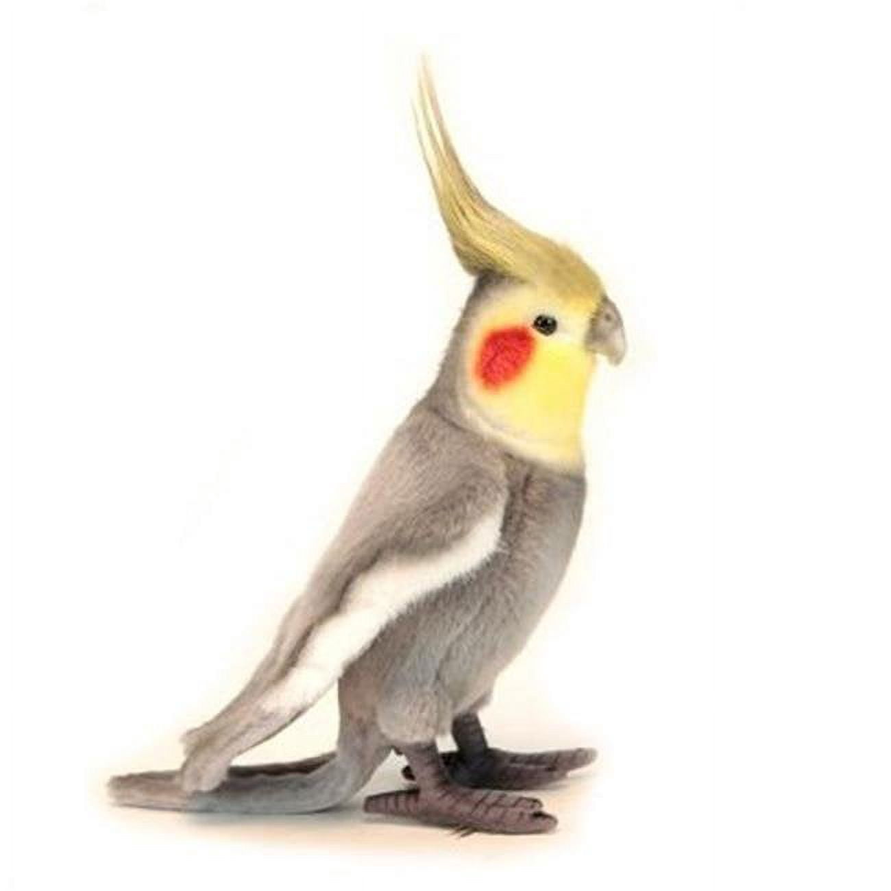 Hansa 6470 9 in. Cockatiel Plush Toys, Gray - Set of 4 - Walmart.com