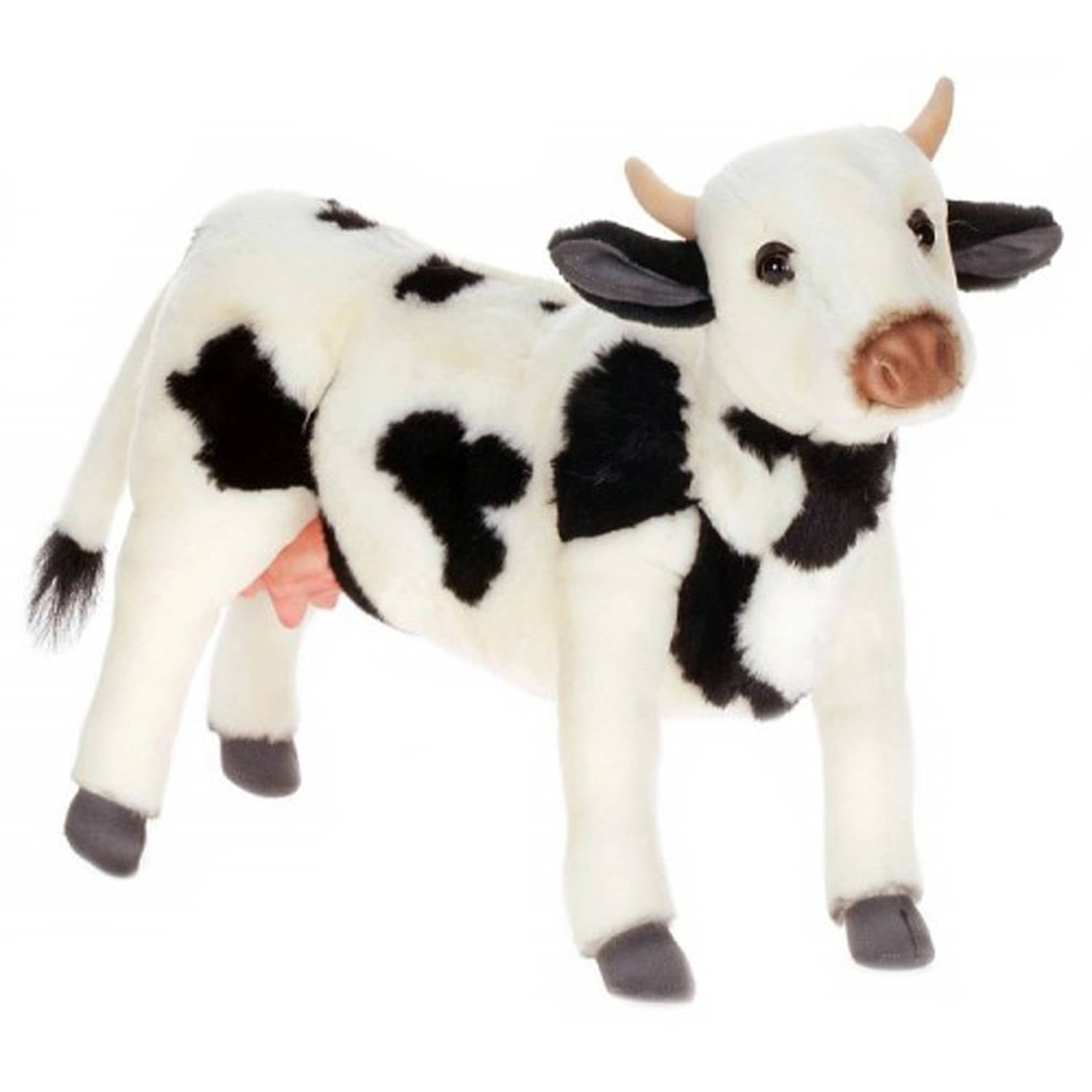 Hansa Black and White Cow Plush Toy - Walmart.com