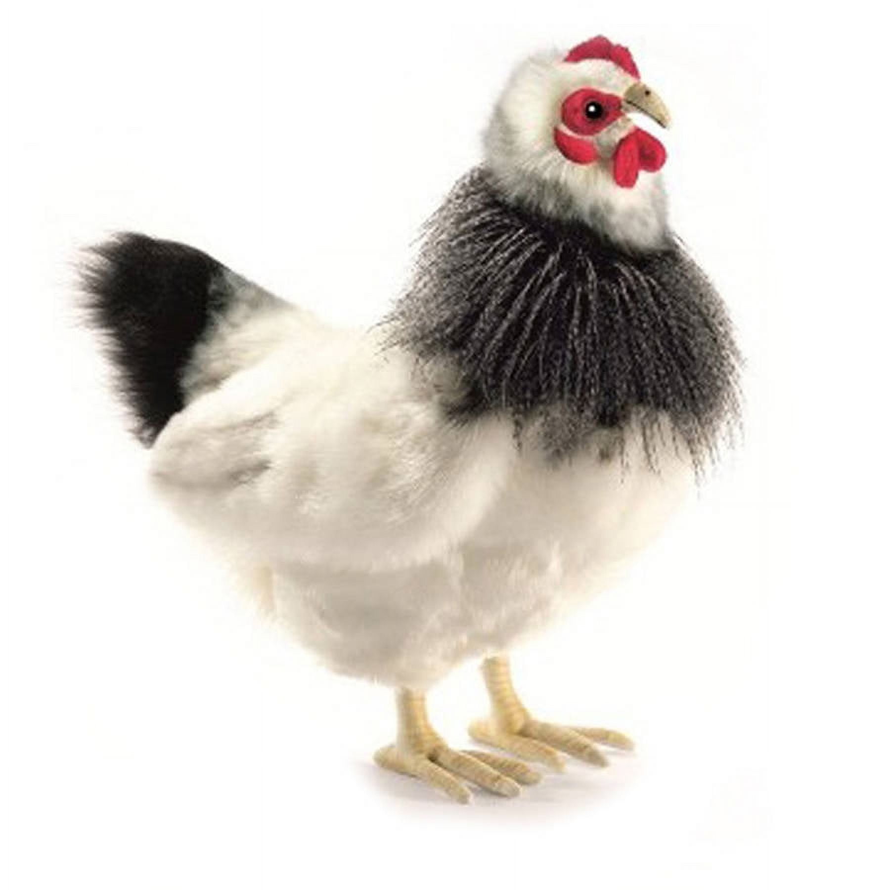 Hansa Black and White French Hen Plush Toy - Walmart.com