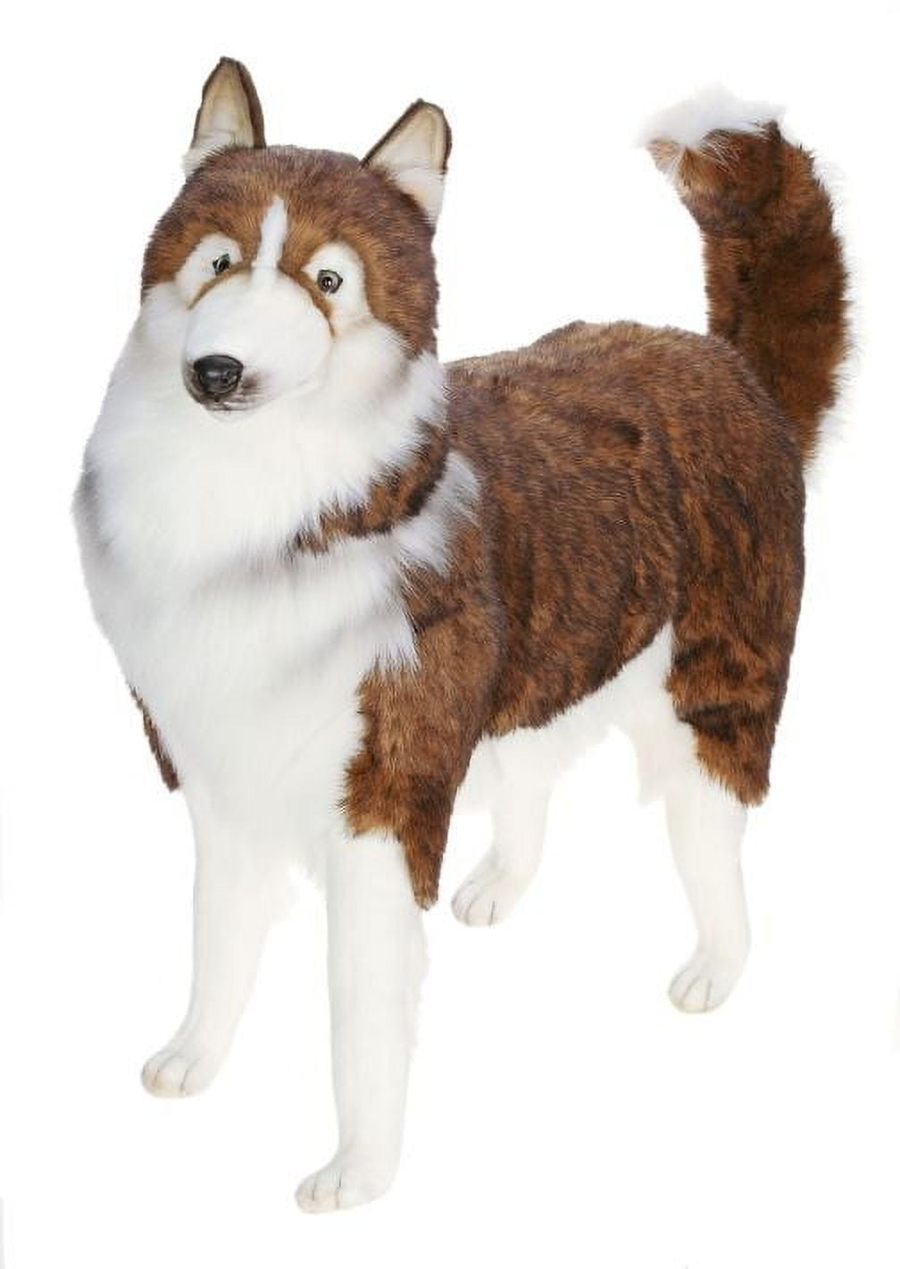 Hansa Life Size Husky Dog Plush Toy - Walmart.com