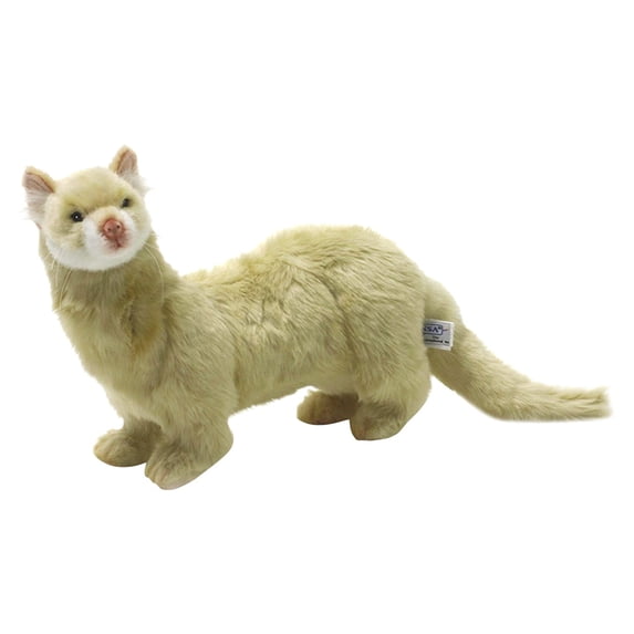 Hansa Plush Creme Ferret, 16" - Walmart.com