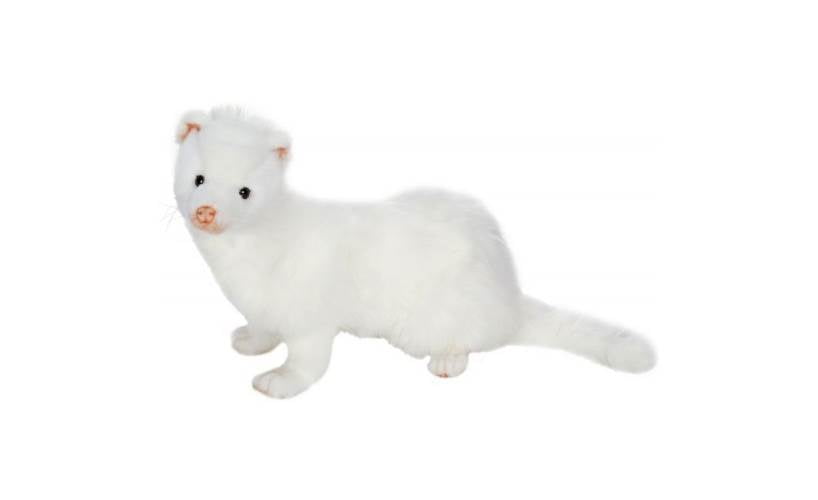 Hansa Plush White Ferret, 12" - Walmart.com
