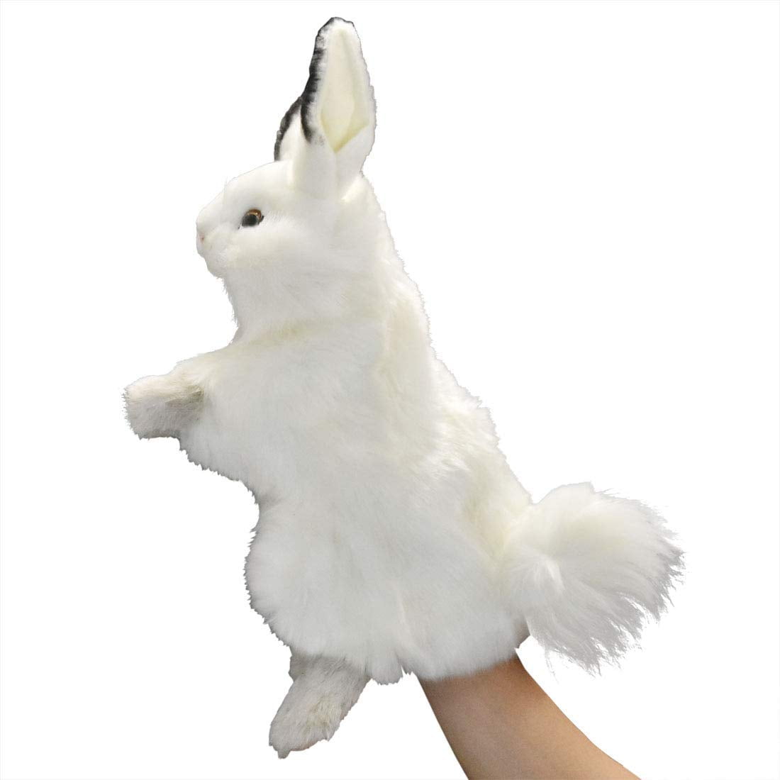 Hansa - Rabbit Hand Puppet, White - Walmart.com