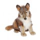 Hansa Seated Wolf Cub Plush Toy - Walmart.com