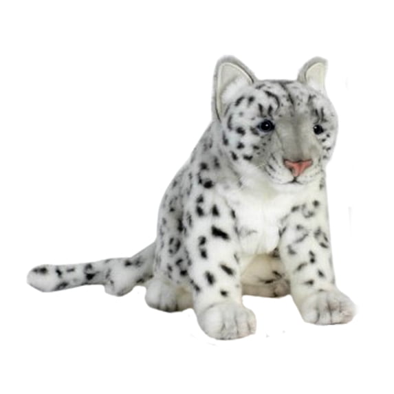 Hansa Snow Leopard Plush Toy, Life-Like, 15 Inches, Artic Animals ...