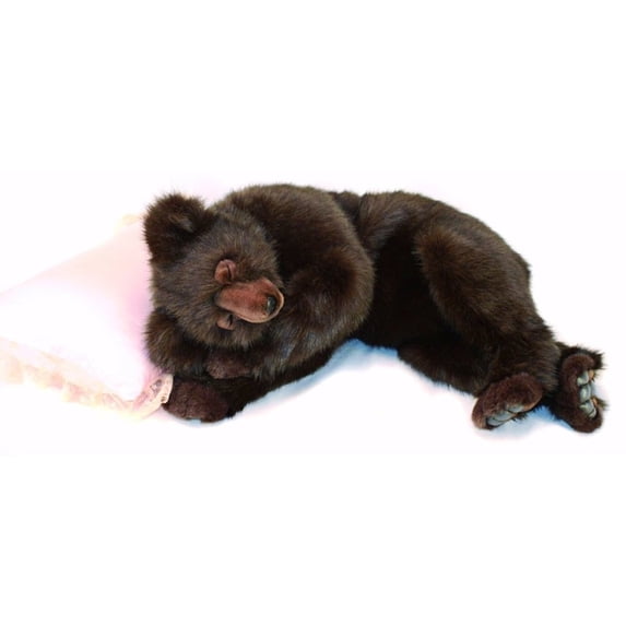 Hansa Snuggles Bear Plush Toy, Large Life-Like Stuffed Animal, 27.5 in ...