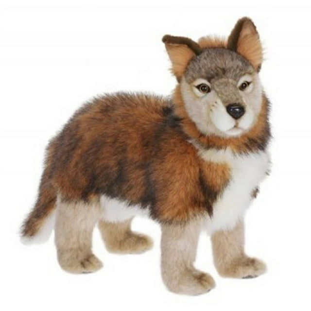 Hansa Standing Wolf Cub Plush Toy - Walmart.com