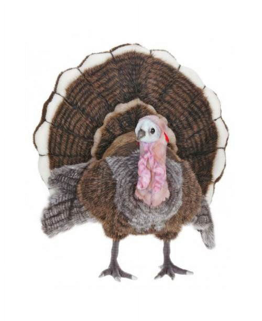 Hansa Toys, Turkey Stuffed Animal Plush, Medium Size, Hand-Sewn, True ...