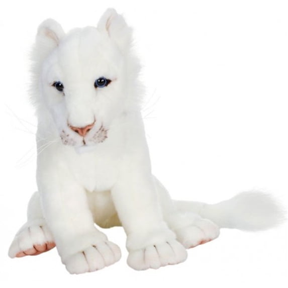 Hansa White Lion Cub Plush Toy - Walmart.com