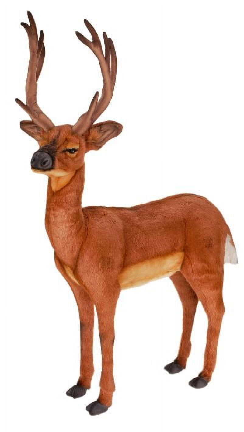 Hansa White Tailed Deer Plush Toy, Stuffed Animal, Life Size, Large, 30 ...