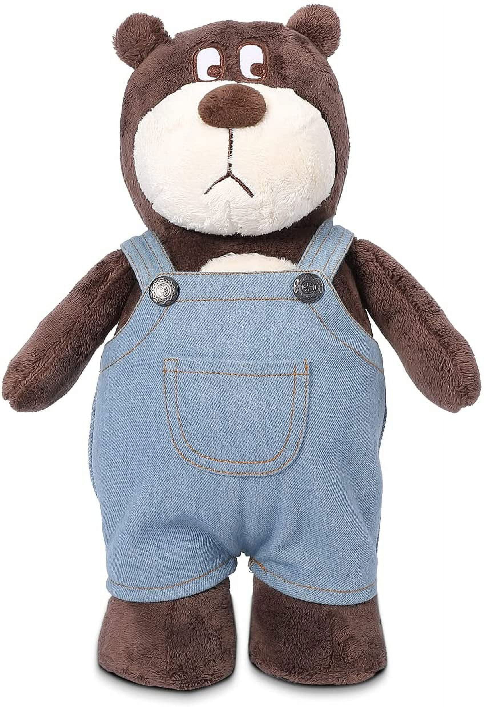 Hansbear 13.5" Dressed Teddy Bear, Cute Stuffed Animal with Removable ...