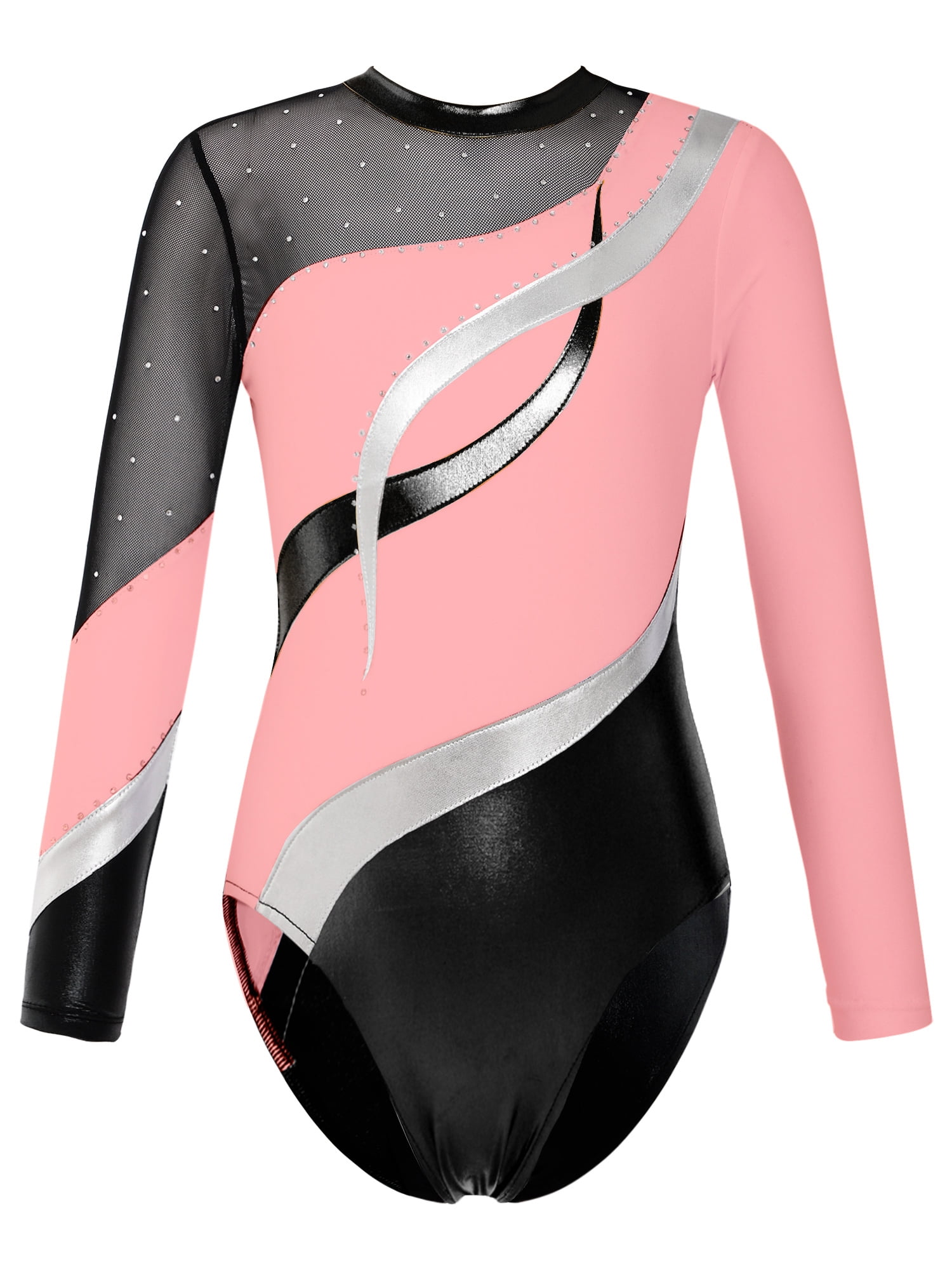 Hansber Gymnastics Leotards For Girls Tank Unitards Dance Bodysuit One