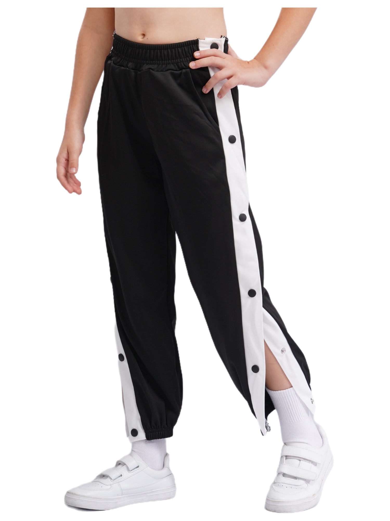 Hansber Kids Boys Casual Lightweight Tear Away Pants Side Split Press ...