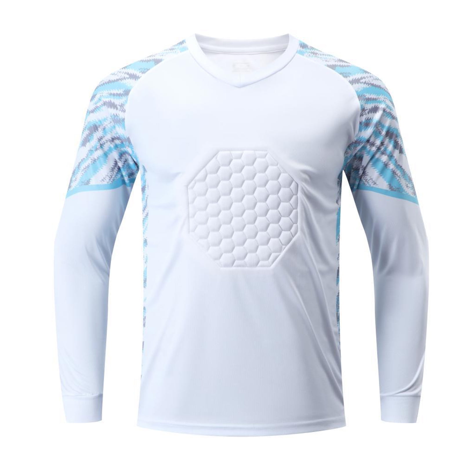 Hansber Men Soccer Jersey Uniform Long Sleeve Goalkeeper Football ...