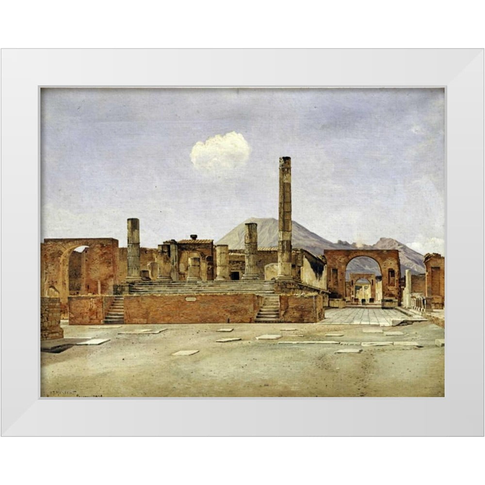 Hansen, Josef Theodor 14x12 White Modern Wood Framed Museum Art Print ...