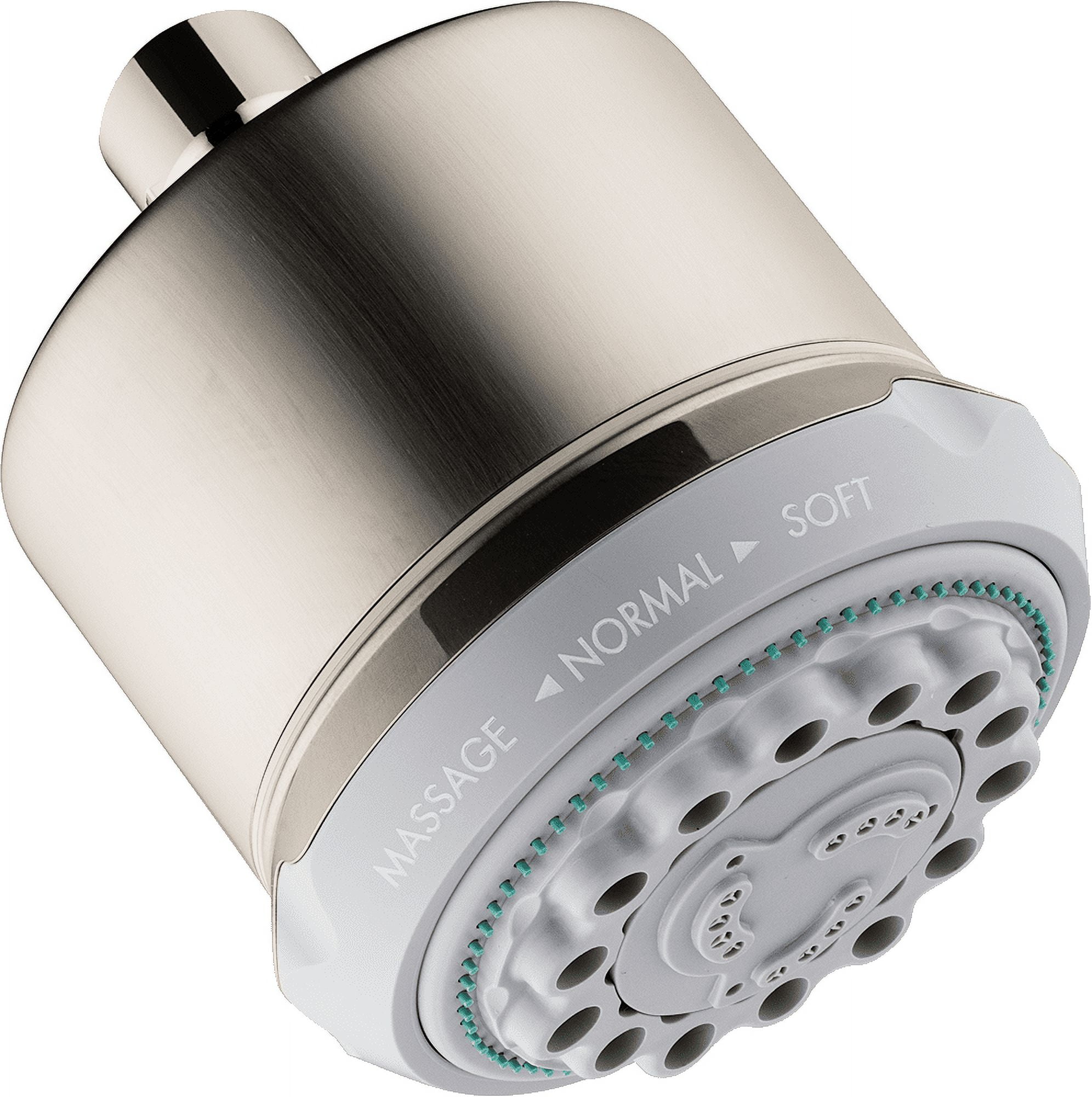 Hansgrohe Clubmaster Showerhead 3 Jet 2 5 Gpm In Brushed Nickel