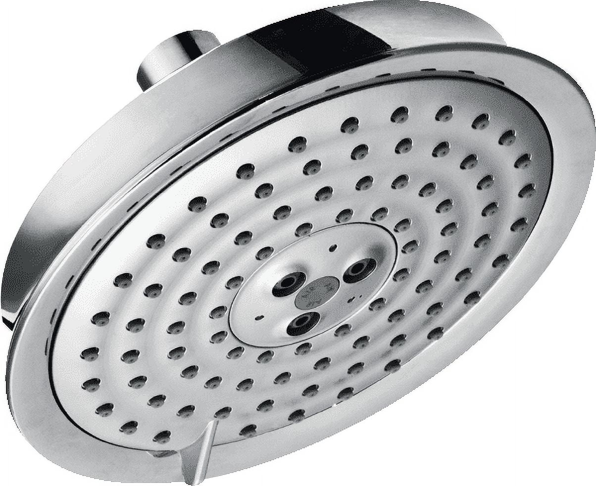 Hansgrohe Raindance Classic Showerhead 150 3-Jet, 2.5 GPM in Chrome ...