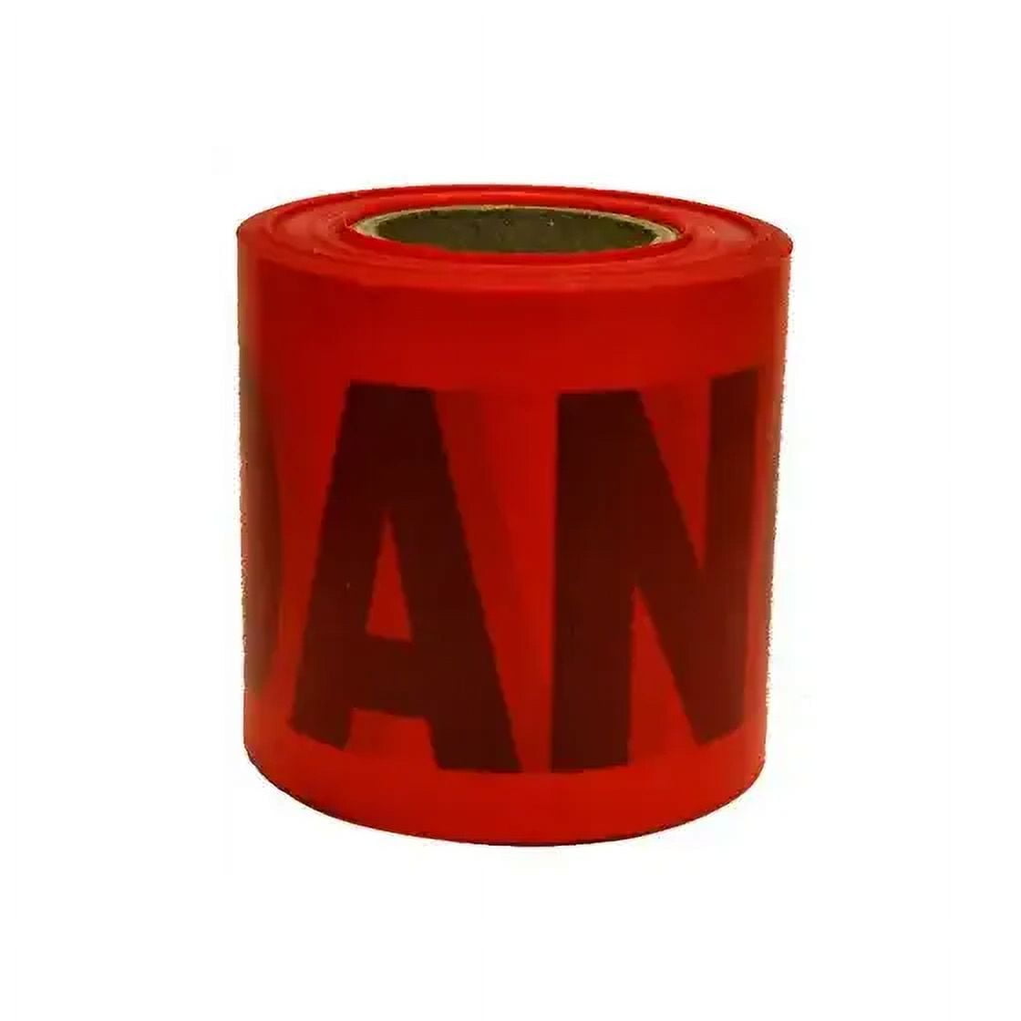 Hanson 16103 Barricade Safety Tape, 300 Feet By 3 Inch Red, Polyethylene, Each - Walmart.com