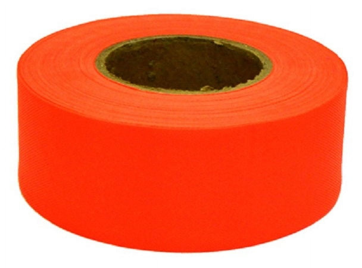Hanson 17000 150 ft Glo Orange Vinyl Flagging Tape / Marking Ribbon ...