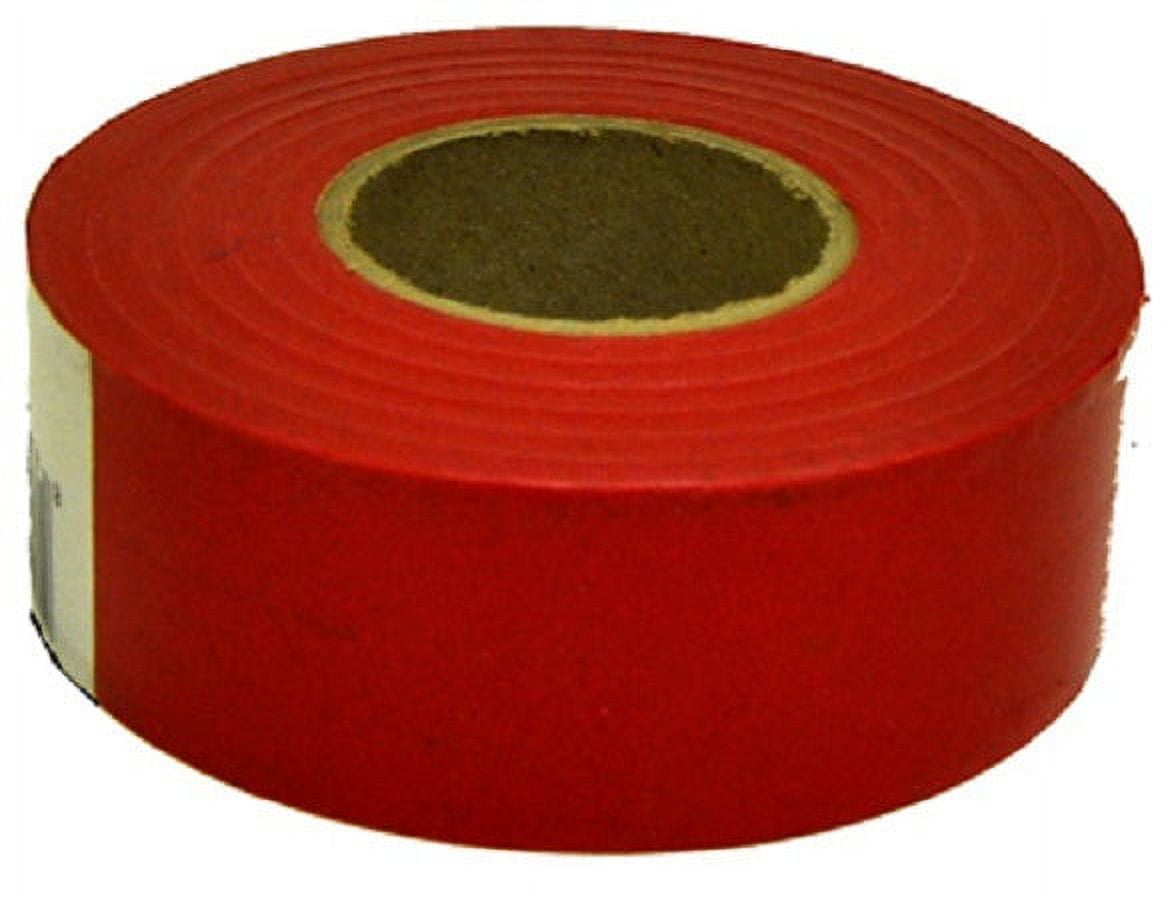 Hanson 17002 150 ft Glo Red Vinyl Flagging Tape / Marking Ribbon ...