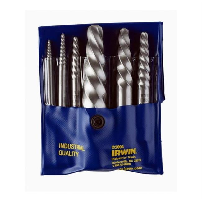 Hanson 53545 6 Pc. Spiral Flute Screw Extractor Set - Walmart.com