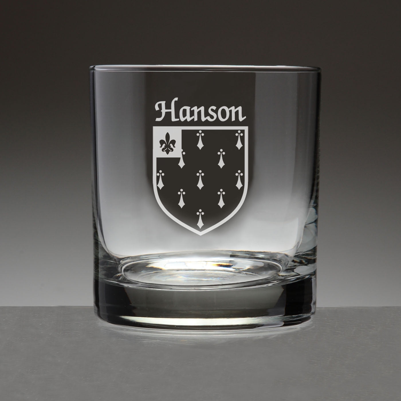 Hanson Irish Coat of Arms Tumbler Glasses - Set of 4 (Sand Etched ...