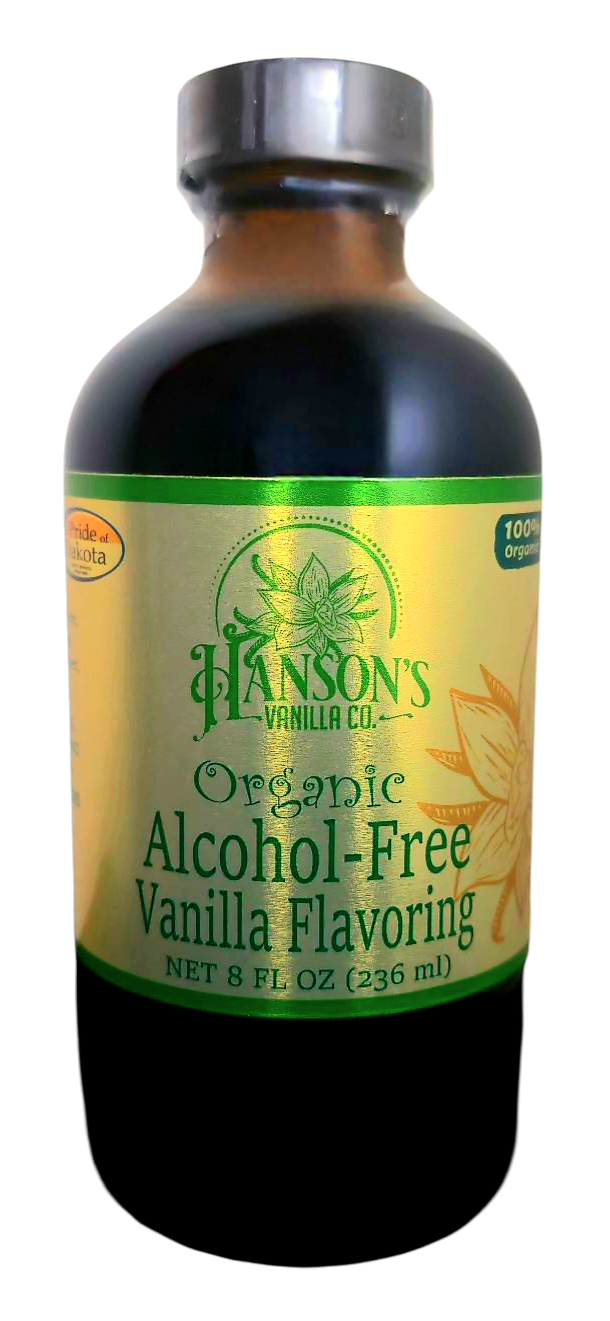 Hanson's Vanilla Co. - Organic Alcohol-Free Vanilla Flavoring – 8 oz ...