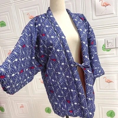 Hanten Jacket Women Japan Style Winter Kimono Cardigan Cotton Femme ...